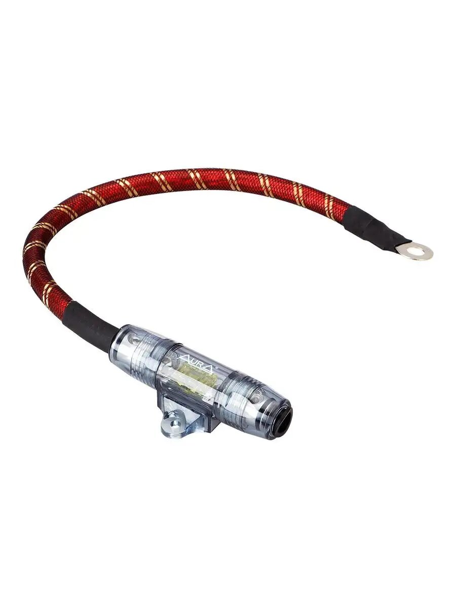 Держатель предохранителя 4 Ga, в комплекте с предохранителем 100 А и кабелем 4 Ga