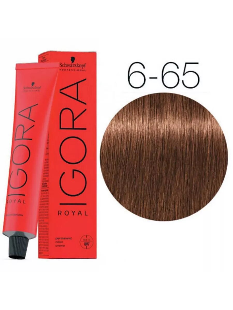 Schwarzkopf Igora Royal 6-65 Темный русый Стойкая крем-краска