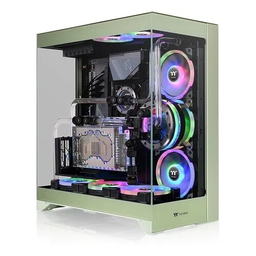 Корпус ATX Thermaltake CTE E550 TG Matcha, Midi-Tower, без БП, зеленый [ca-1z8-00mewn-00]