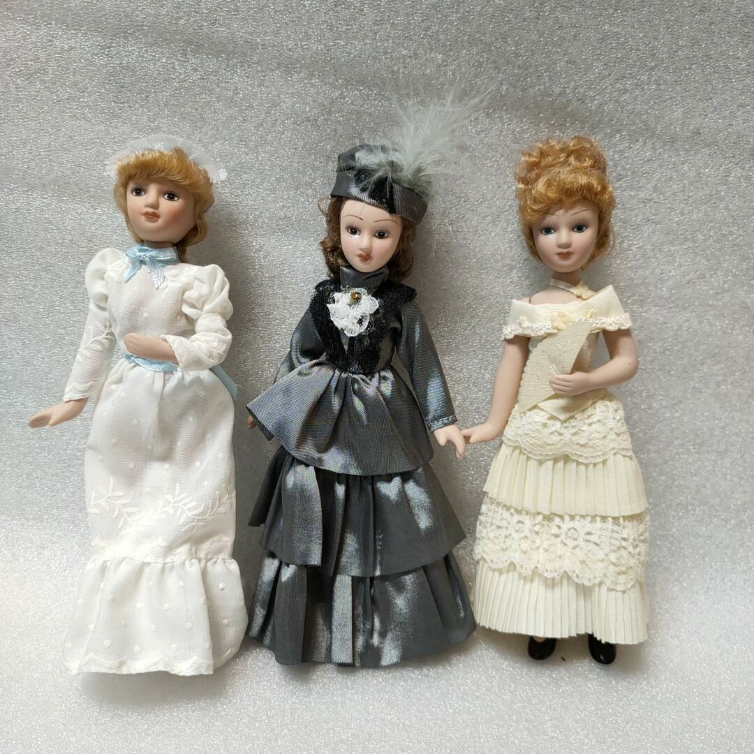 Куклы фарфоровые Деагостини Дамы эпохи Журналы № 9, 14, 64 набор