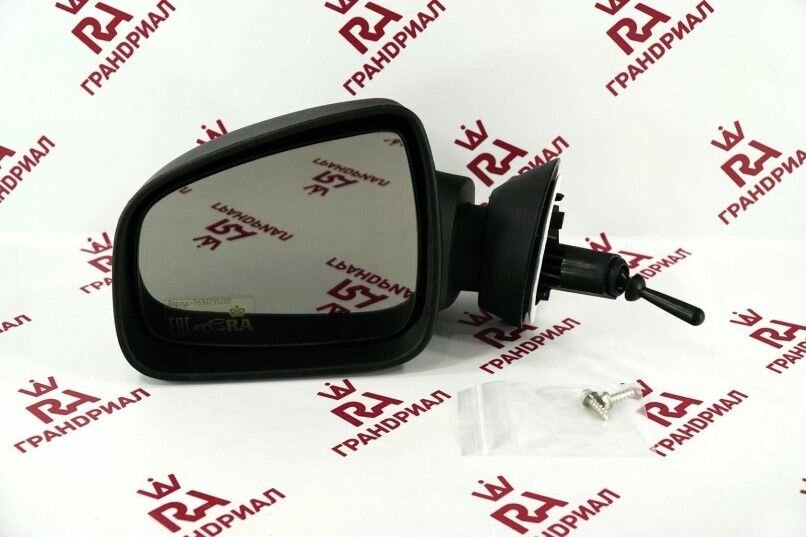 Зеркало боковое левое Renault Logan Lada Largus антиблик (троссовое)