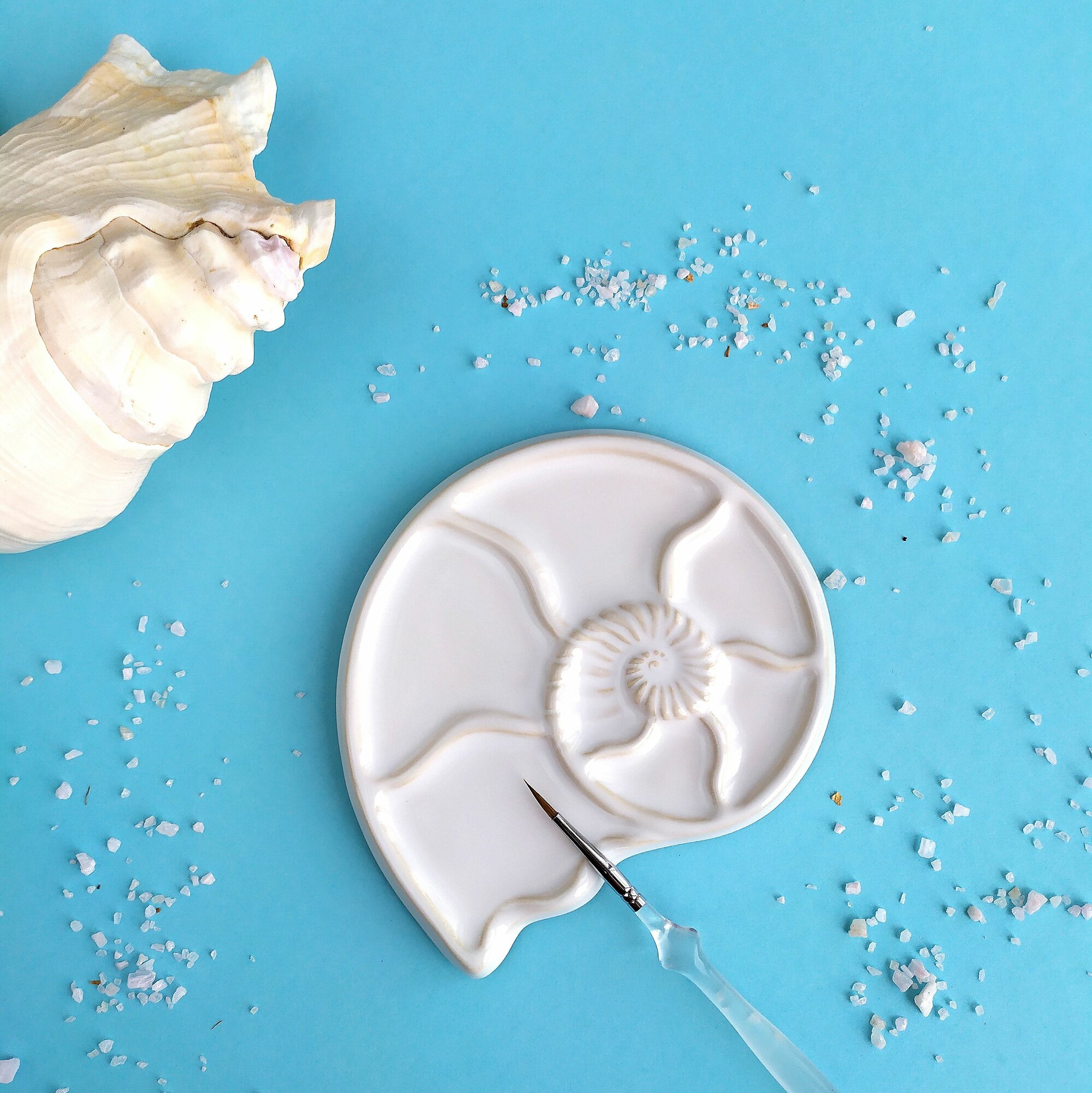 Палитра керамическая "аммонит большой"