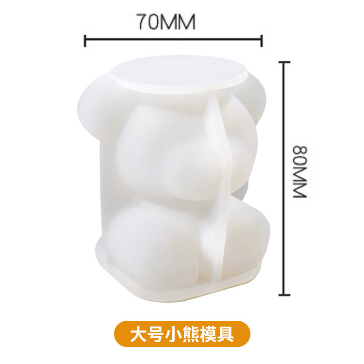 Интернет-ресторан Red Tea 3D медведь кубики льда трехмерный силиконовый ледяной медведь плесень мультфильм кубики льда