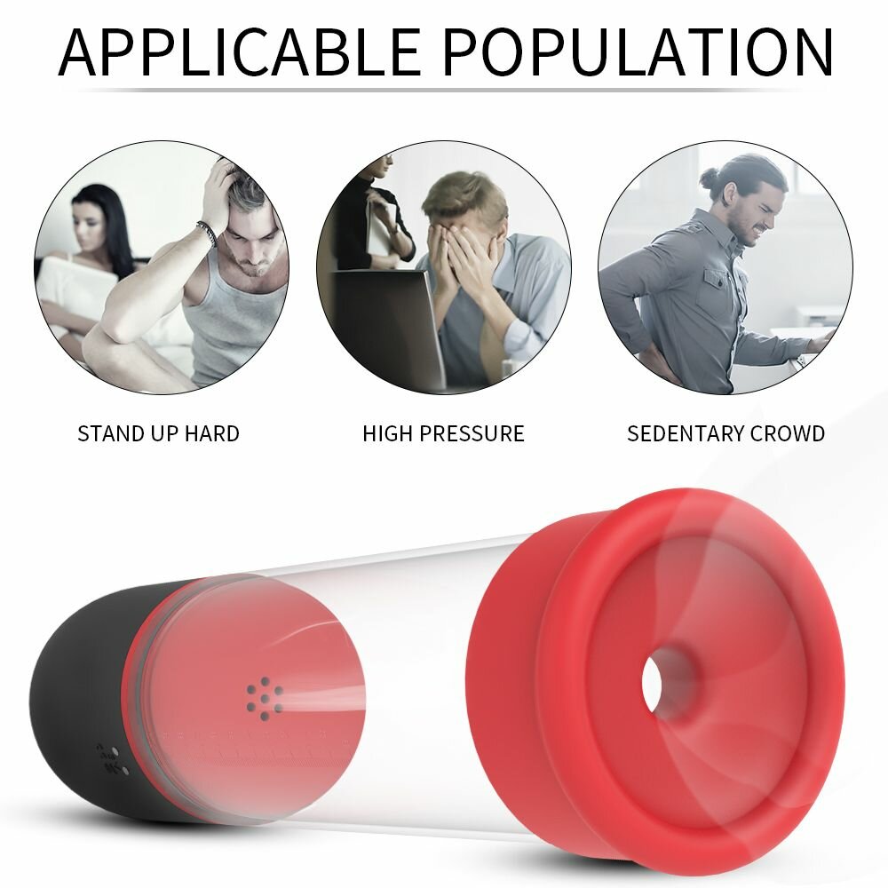 Вакуумная помпа S-Hande Air, для увеличения члена, с вибрацией