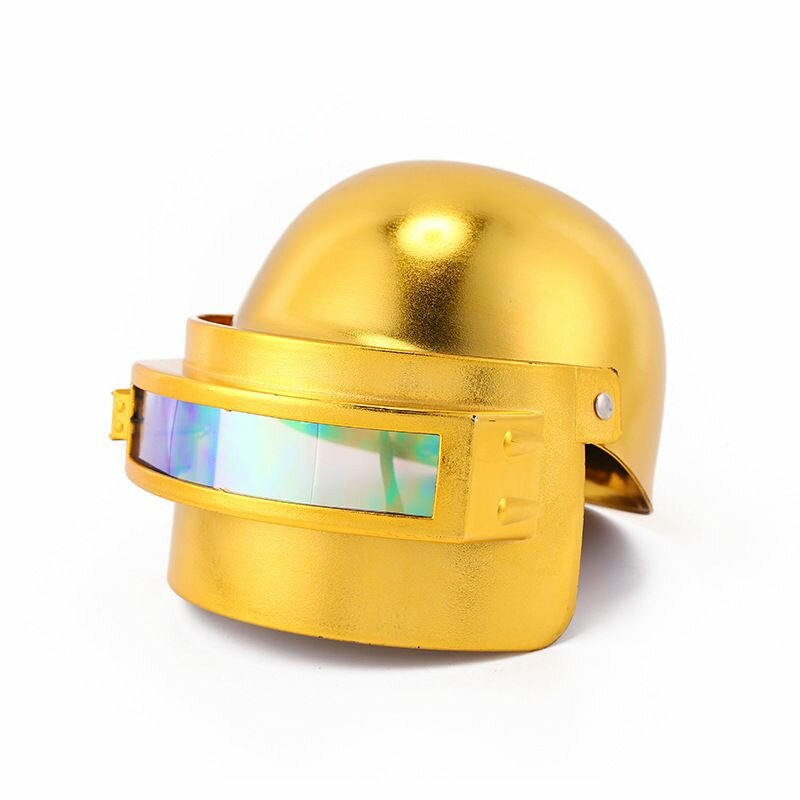 Шлем из игры пабг (золотой) - PUBG (24 см)