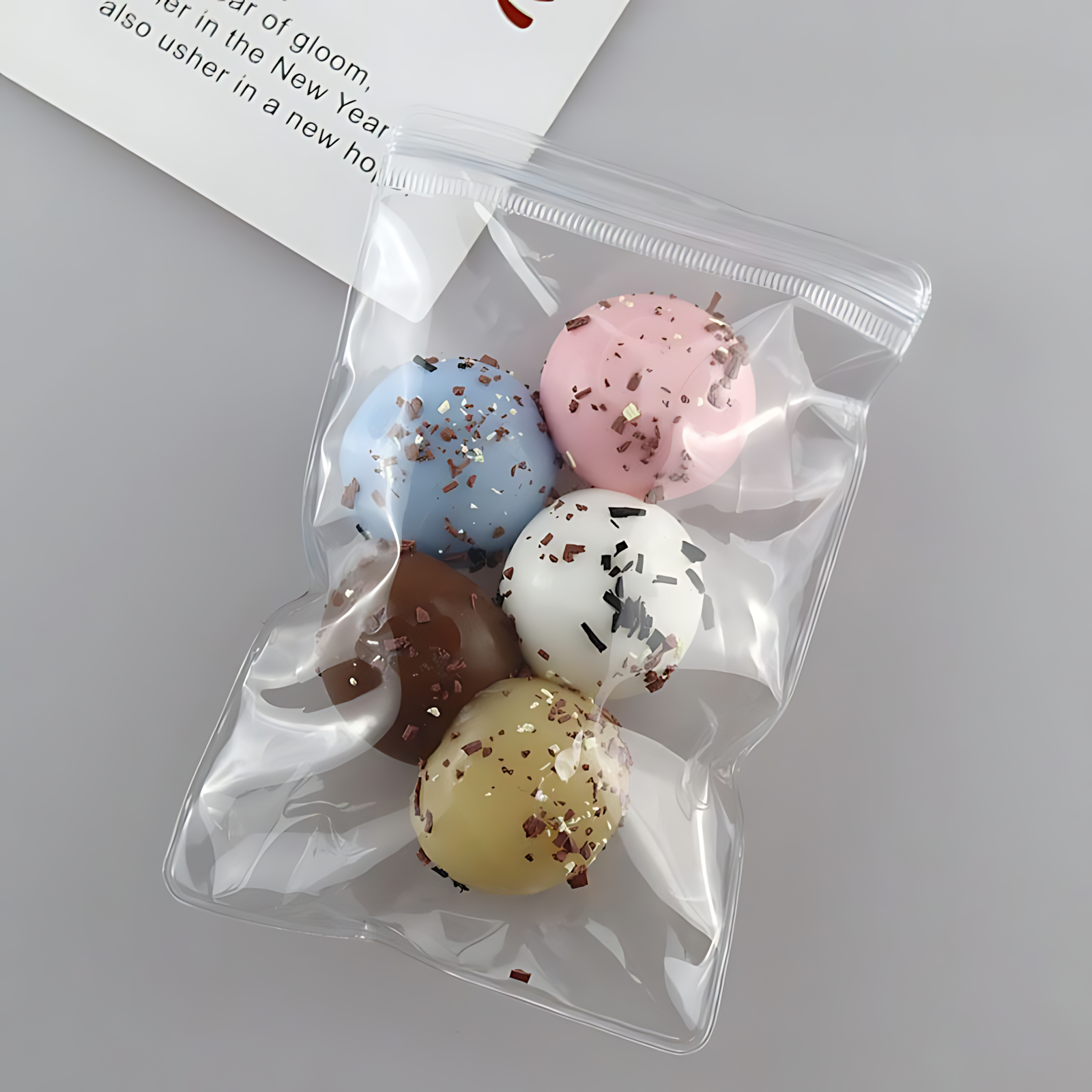 Прозрачный пакет для хранения с замком зип-лок, ПВХ, 11 х 16 см, 24 шт.