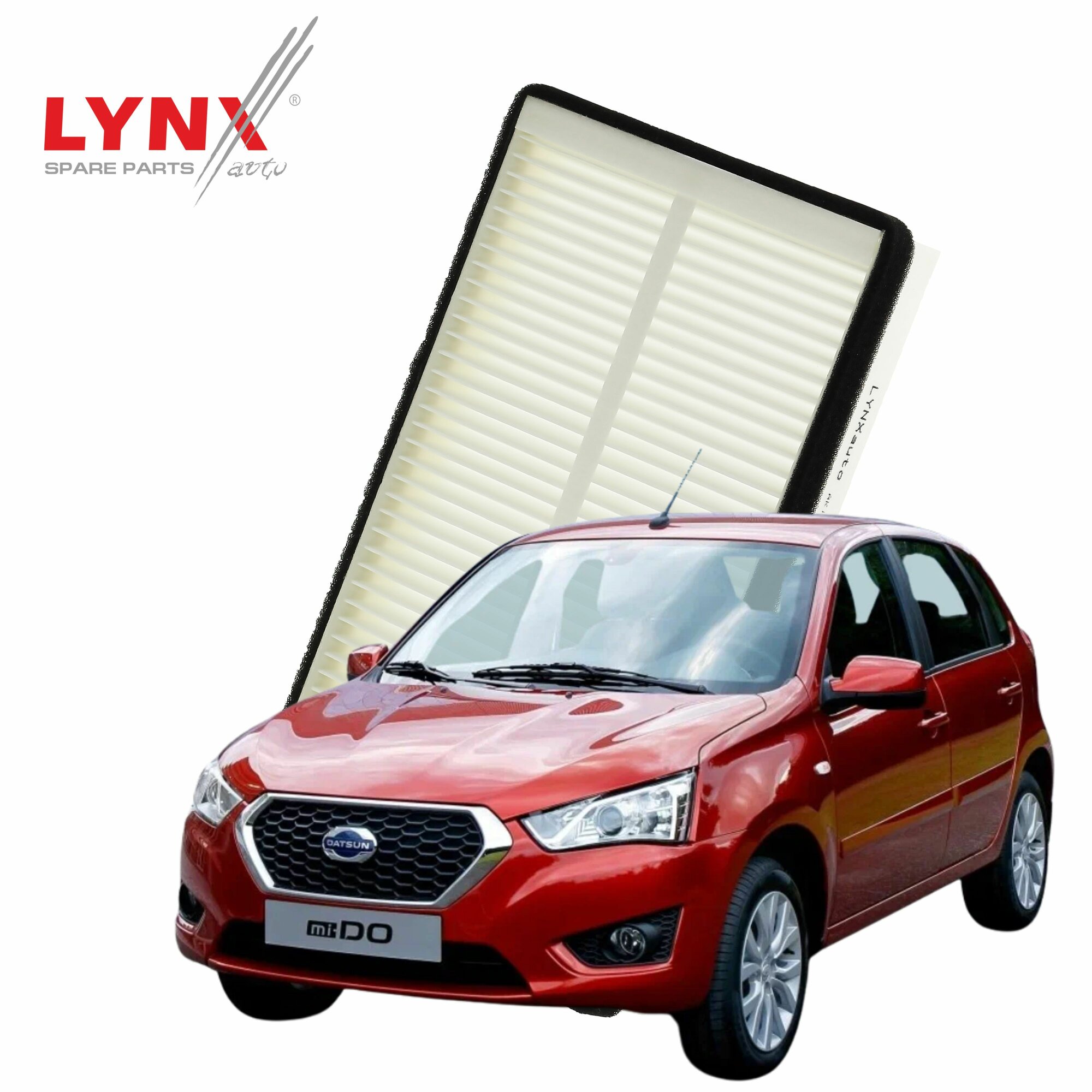 Фильтр салонный Datsun mi-Do (1) / Датсун ми-до 1995 1996 1997 1998 1999 2100 2101 2102 / 1шт LYNXauto