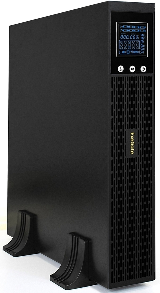 ИБП Pure Sine Wave ExeGate SinePower UHB-3000. LCD. AVR.1SH.4C13. RJ. USB.2U <3000VA/2400W, LCD, AVR, 1*