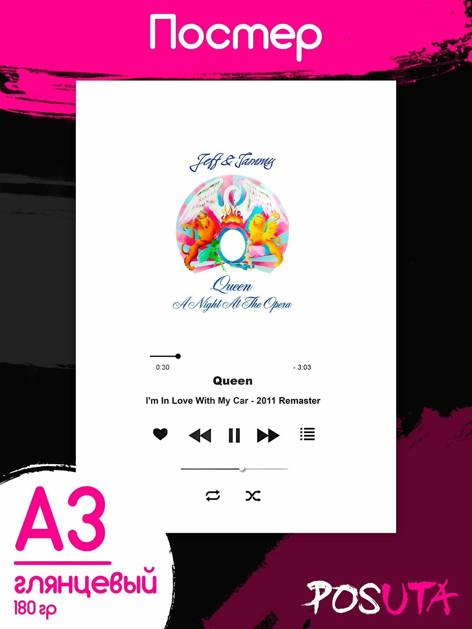 Постер на стену Spotify Queen