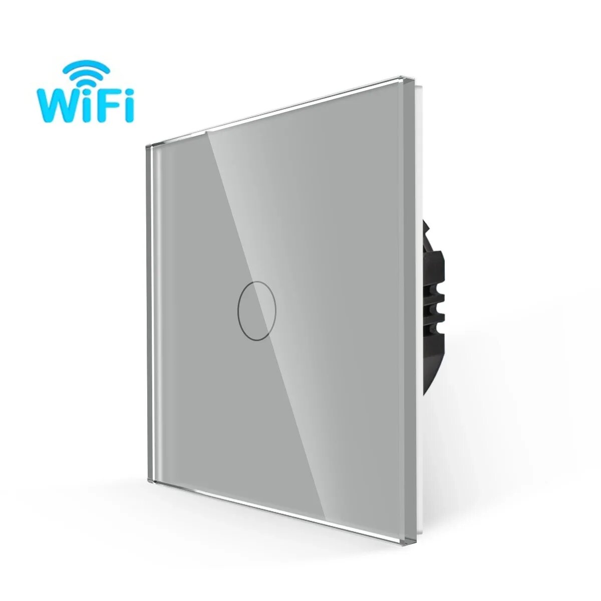 Bingoelec Wi-Fi умный выключатель стеклянная панель WiFi 1G grey