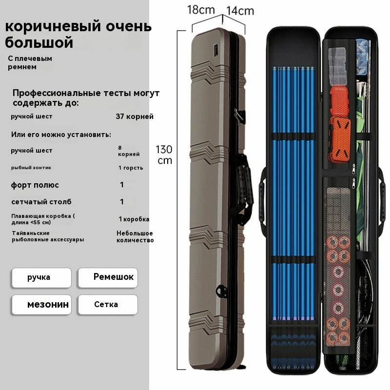 Жесткий защитный тубус для удочек и спиннингов — надежный чехол для удилищ для хранения и транспортировки в дороге