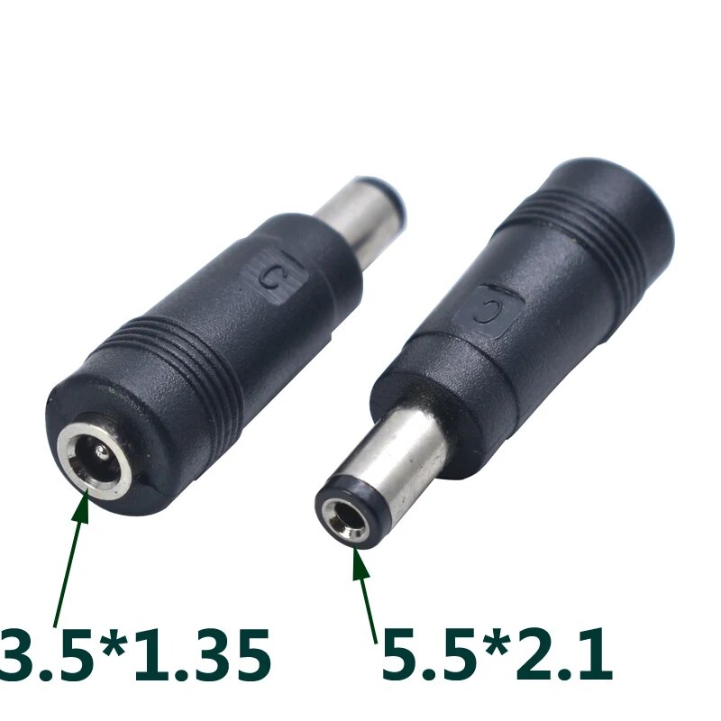 3,5 x 1,35 мм «мама» на 5,5 x 2,1 мм «папа» адаптер питания постоянного тока для ноутбука 3,5*1,35–5,5*2,1