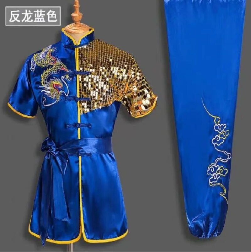 Китайский костюм с вышивкой дракона для кунг-фу Height 180CM, K