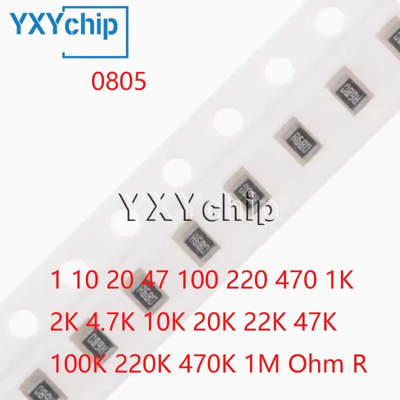 SMD резистор YXYchip 0805 4.7K ohm 0.1% 25ppm