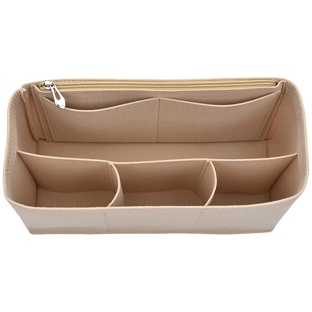 Органайзер из фетра "Сумка в сумке" с застежкой-молнией для кошелька, сумки-вкладыша в сумку