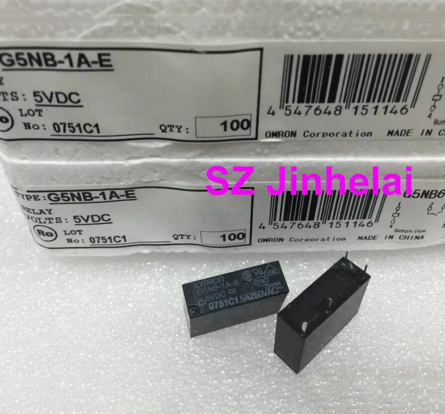 Реле Omron G5NB-1A-E 10 шт. G5NB-1A-E 12VDC