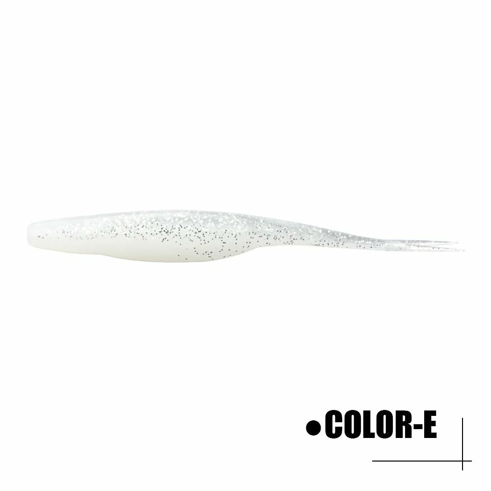 Spinpoler Fluke Jerk Minnow Белый Color-E, 5 шт.