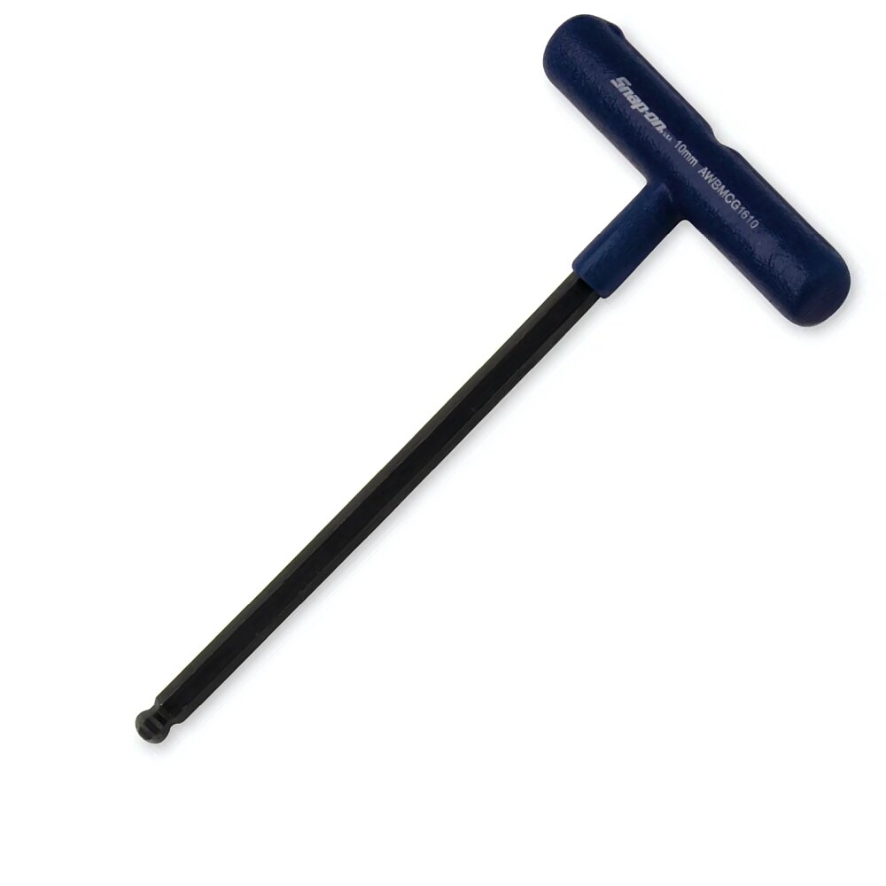 Ключ для винтов с внутренним шестигpанником, Т- образный с шарообразным наконечником, 10 мм AWBMCG1610