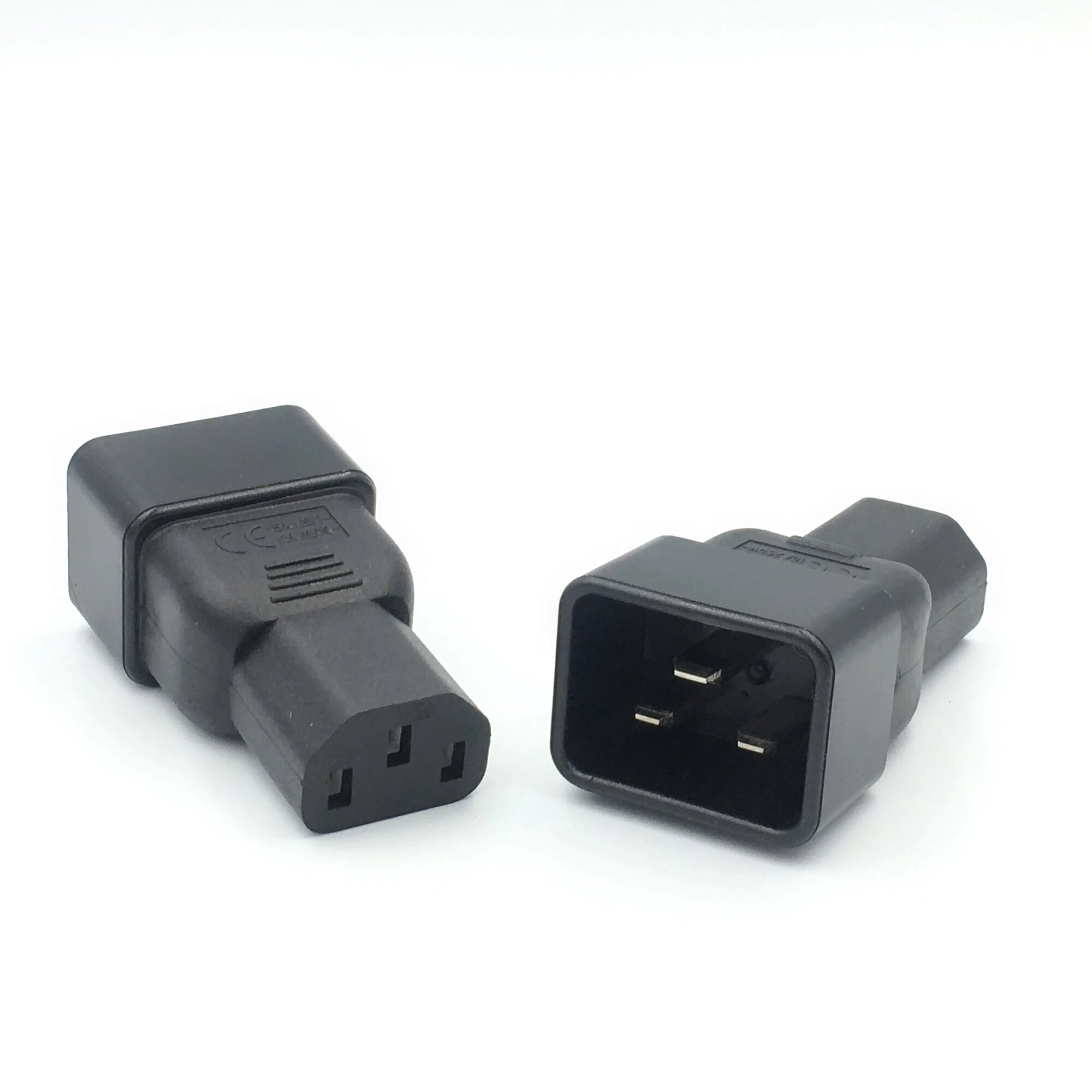 Угловой адаптер IEC 320 C14-C20, переходник переменного тока C19-C13, переходник IEC Plug