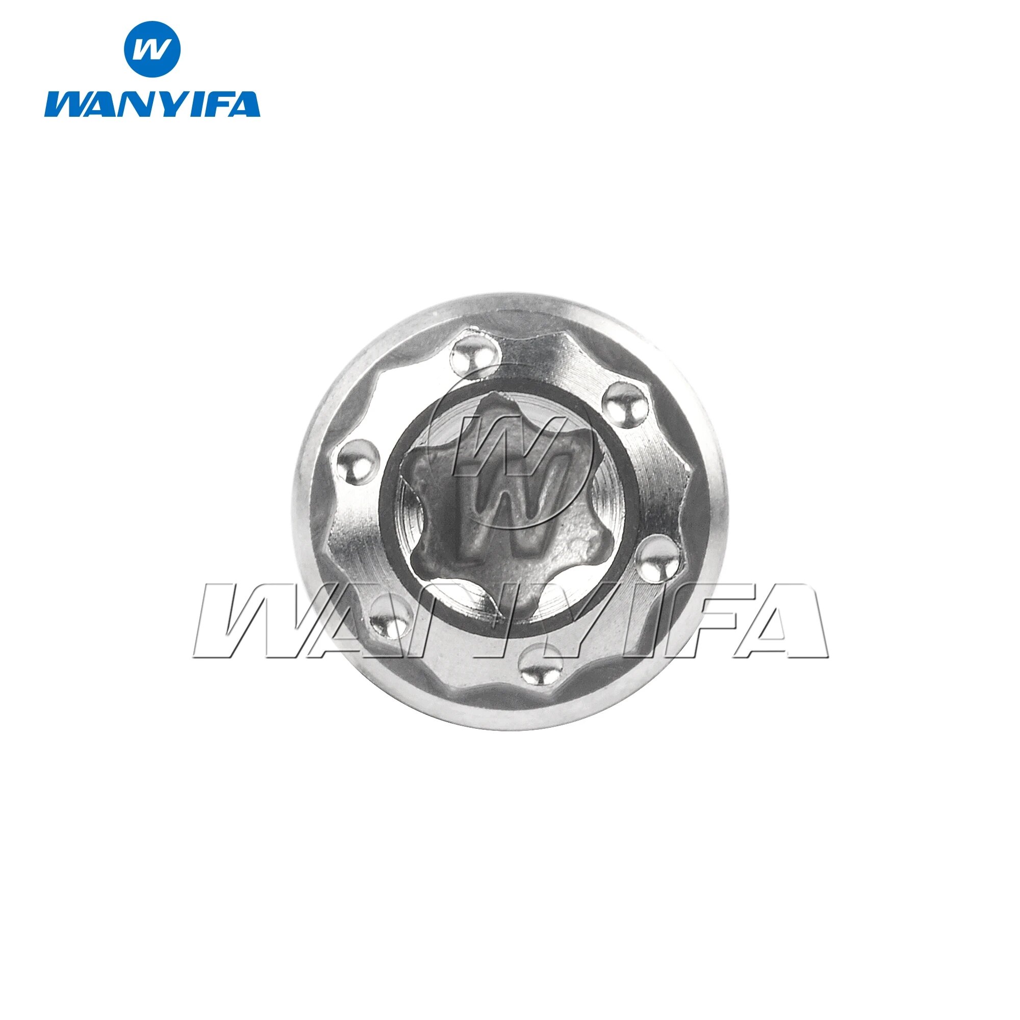 Титановые болты Wanyifa M6x10-50 мм, Titanium, 20mm