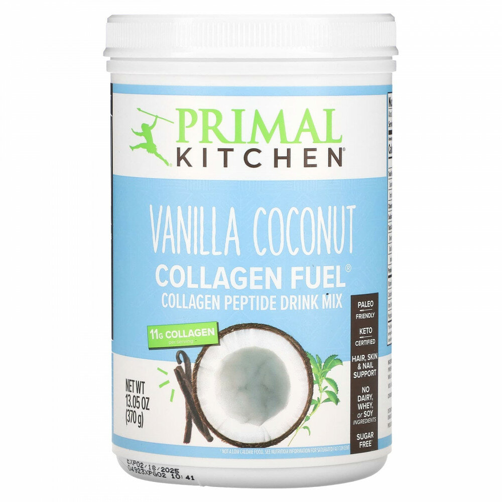 Primal Kitchen, Collagen Fuel, ваниль и кокос, 370 г (13,05 унции)
