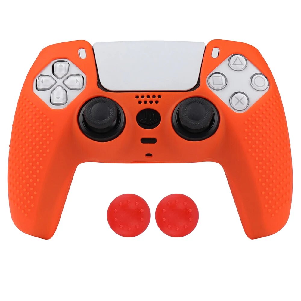 Силиконовый чехол для PS5, оранжевый, Ralan A0022