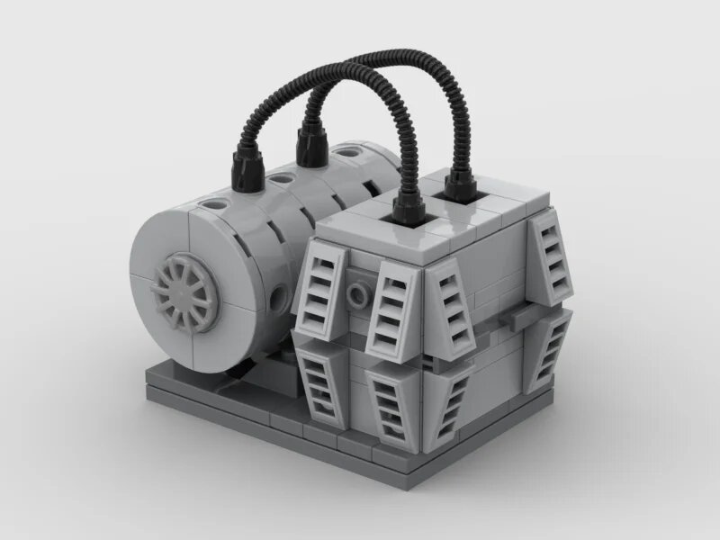 Блочные кирпичи для сборки оружия You Shine Серый, Pump Fuel Tank