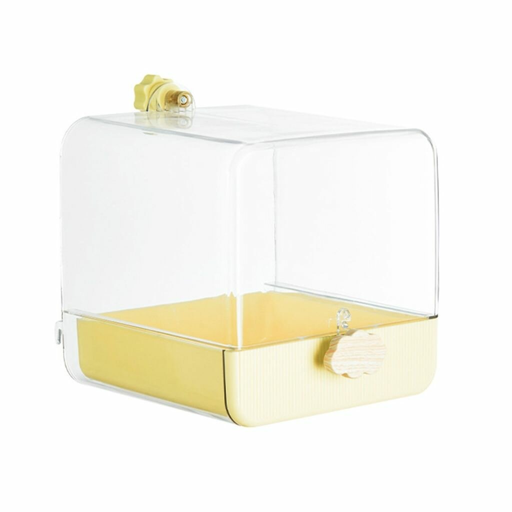 Ванна для домашних животных, прозрачная ванна купания, попугая, душевая коробка с нижним ящиком