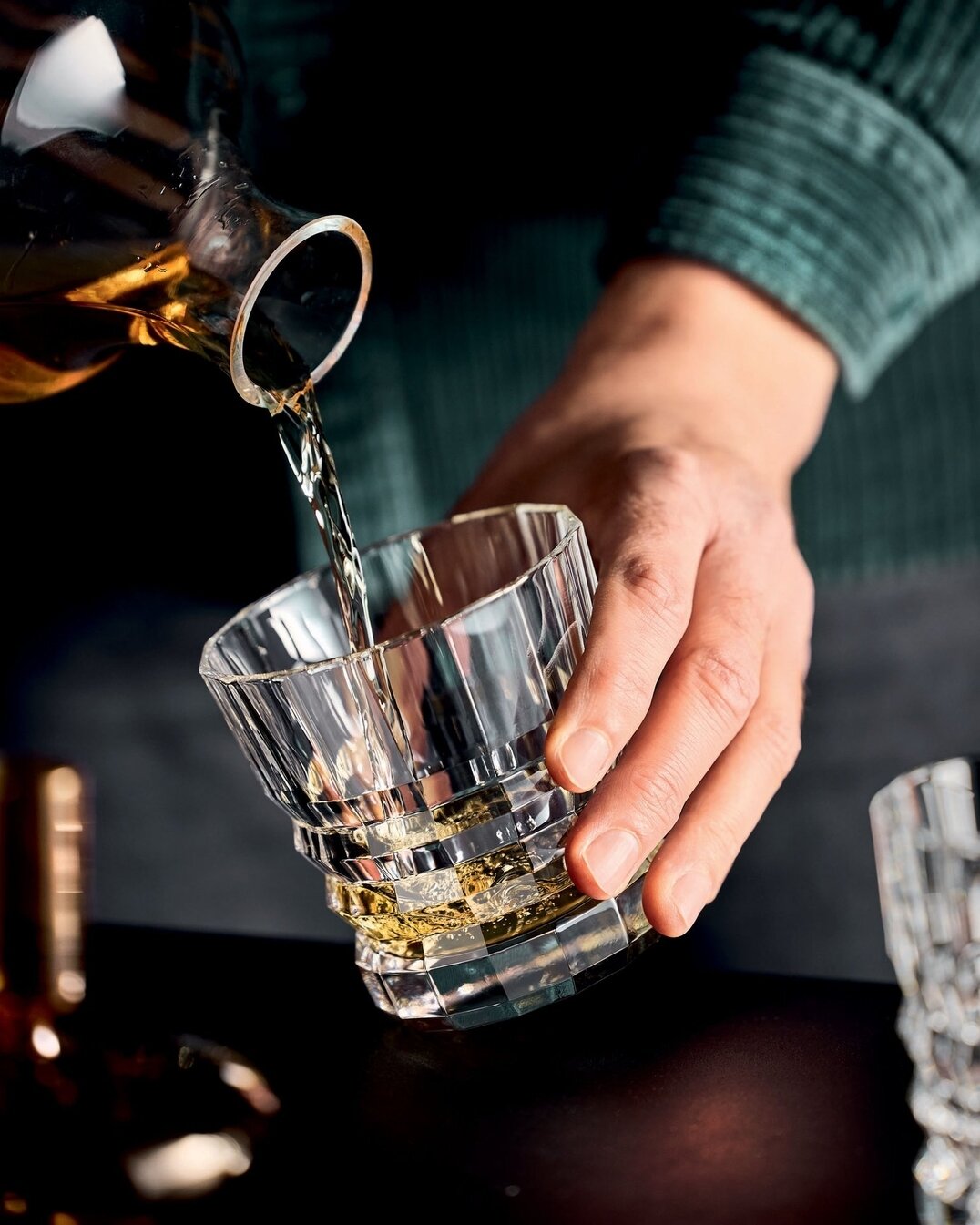 Набор стаканов коротких Arcoroc "Louisiane" 2 шт, 320мл. Ударопрочное стекло, для виски, пива, сока, лимонада. Франция