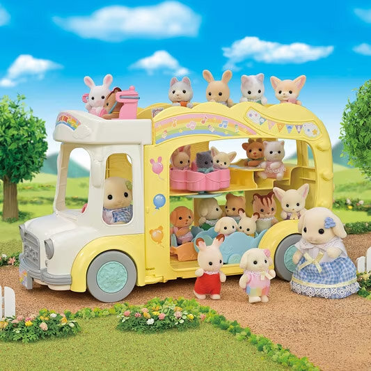 Игровой набор от бренда Sylvanian Families "Детский двухэтажный автобус" 5744