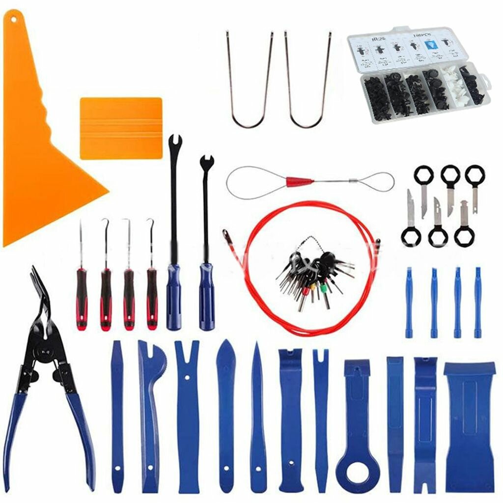 Набор инструментов для снятия обивки автомобиля 52 предмета