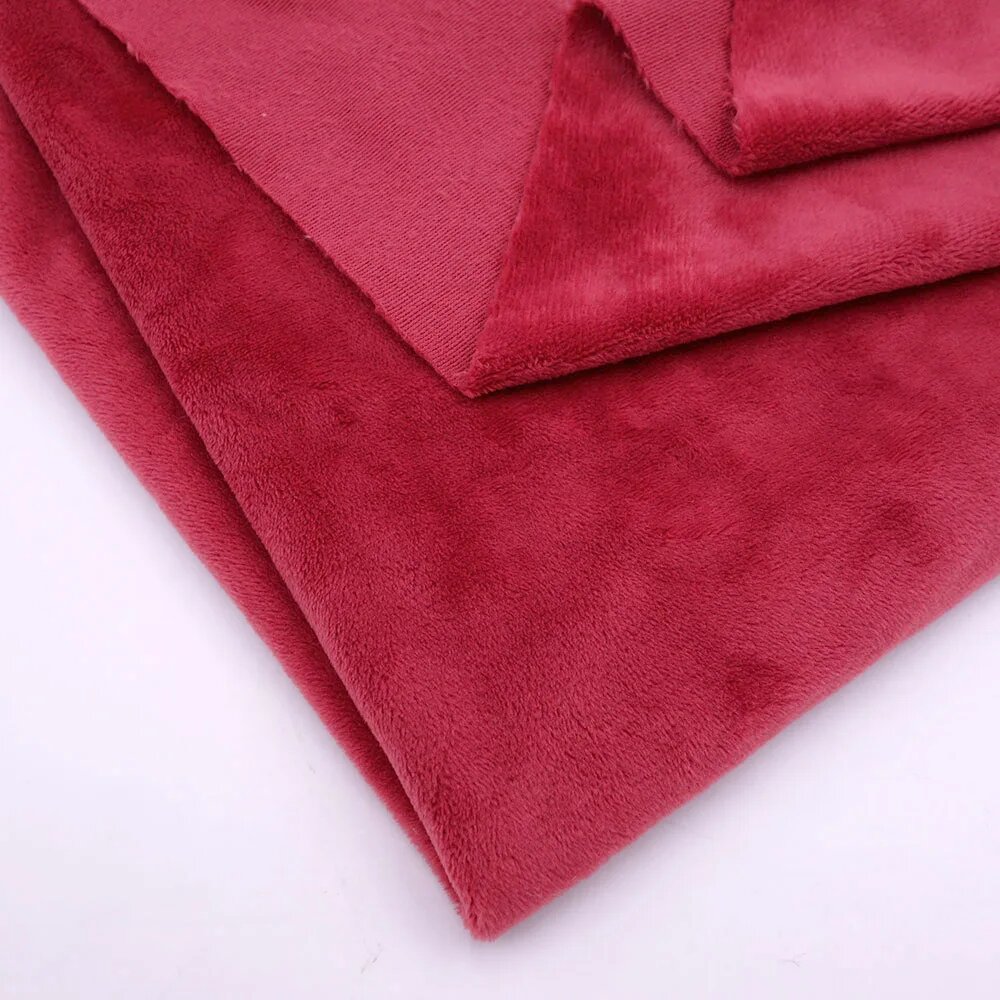Плюшевая ткань бордовая 50x40 см, Color: 30