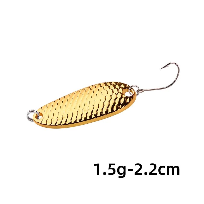 Блесна металлическая 1.5g с крючком, цвет 1.5g with hook-A