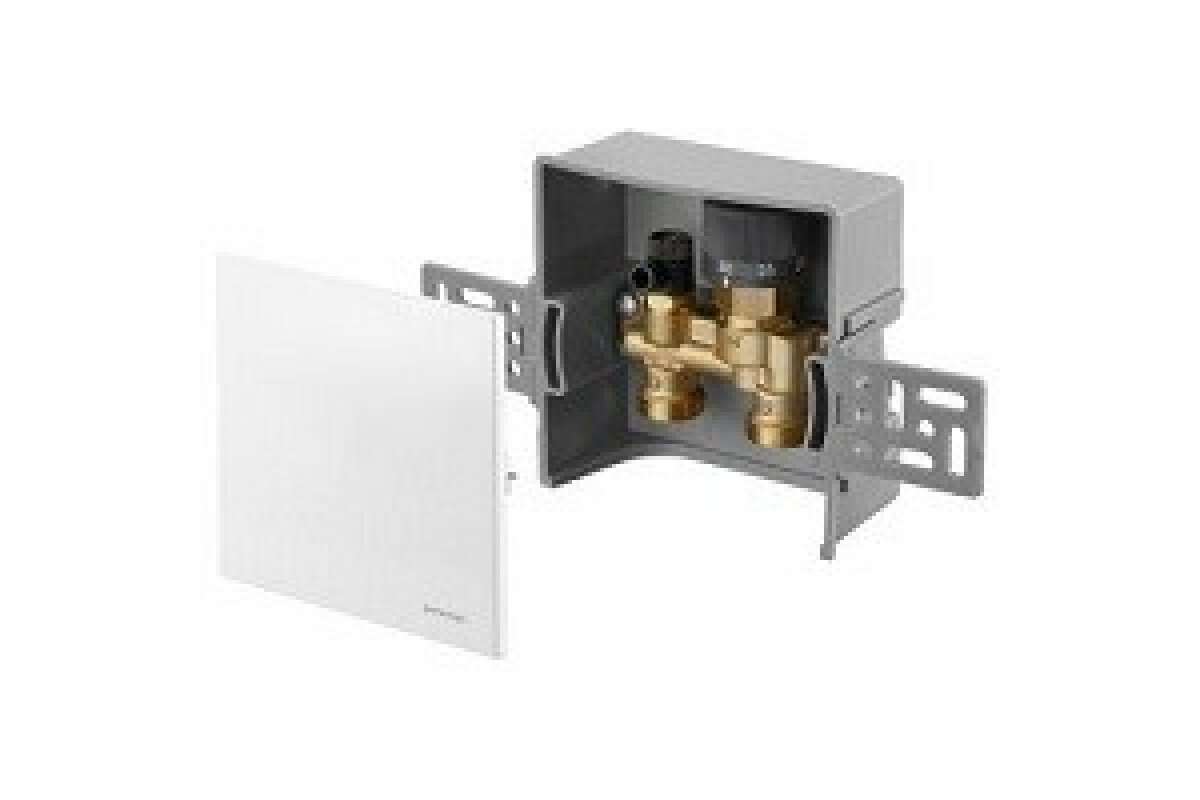 Набор терморегулятора, Unibox E RTL, 20-40°C, белый пластик