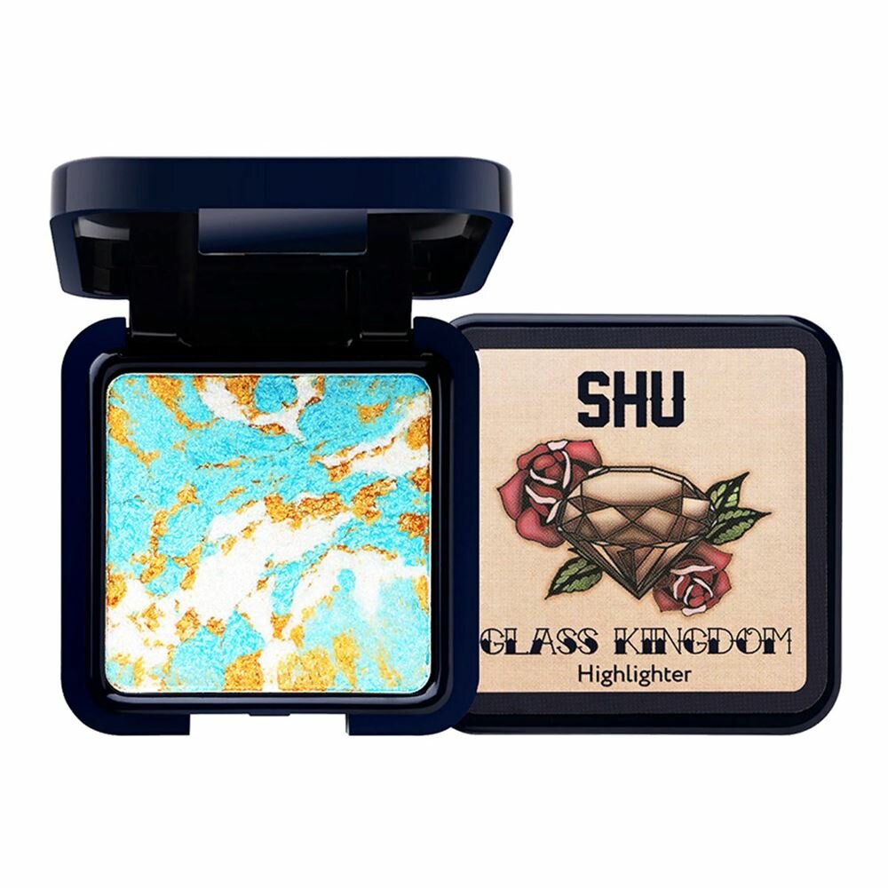 Хайлайтер SHU Glass Kingdom компактный для лица, №321