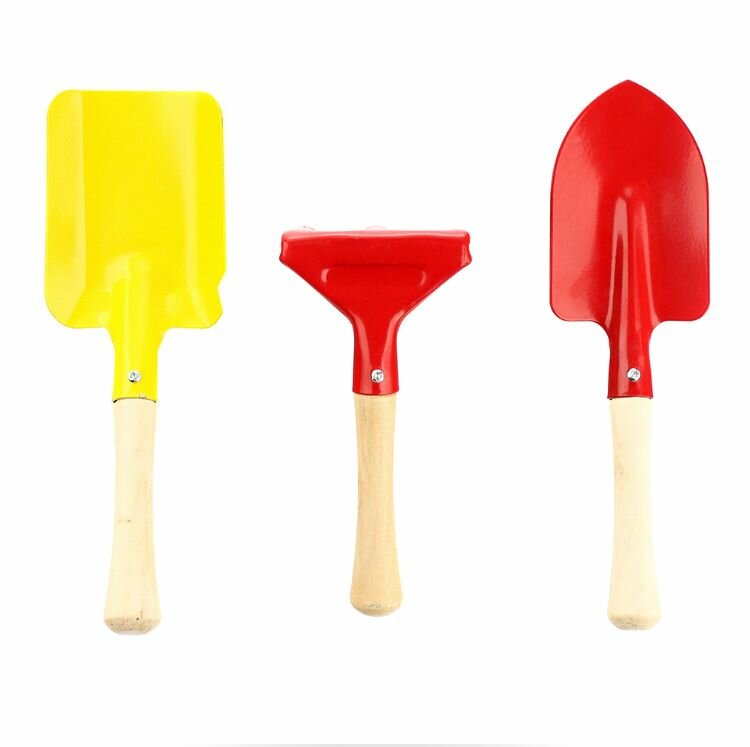 Набор детского ручного инструмента с деревянными рукоятками 3 предмета