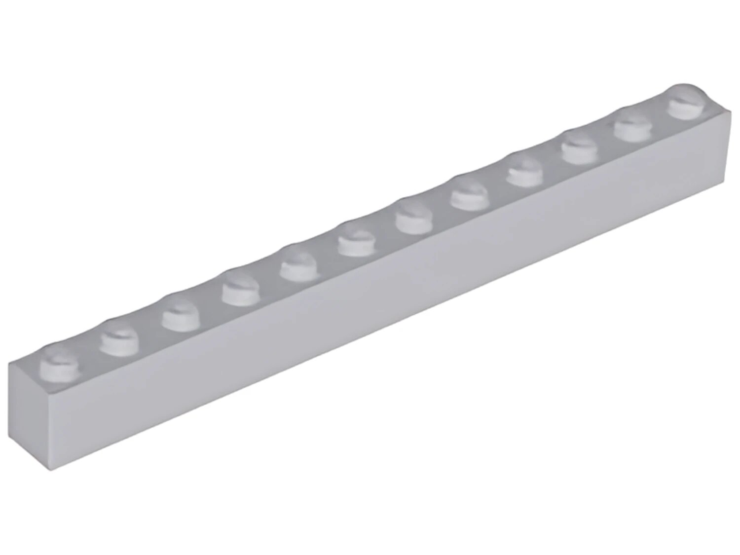 Деталь LEGO Кирпич LEGO Brick 1 x 12 6112 Light Bluish Gray N