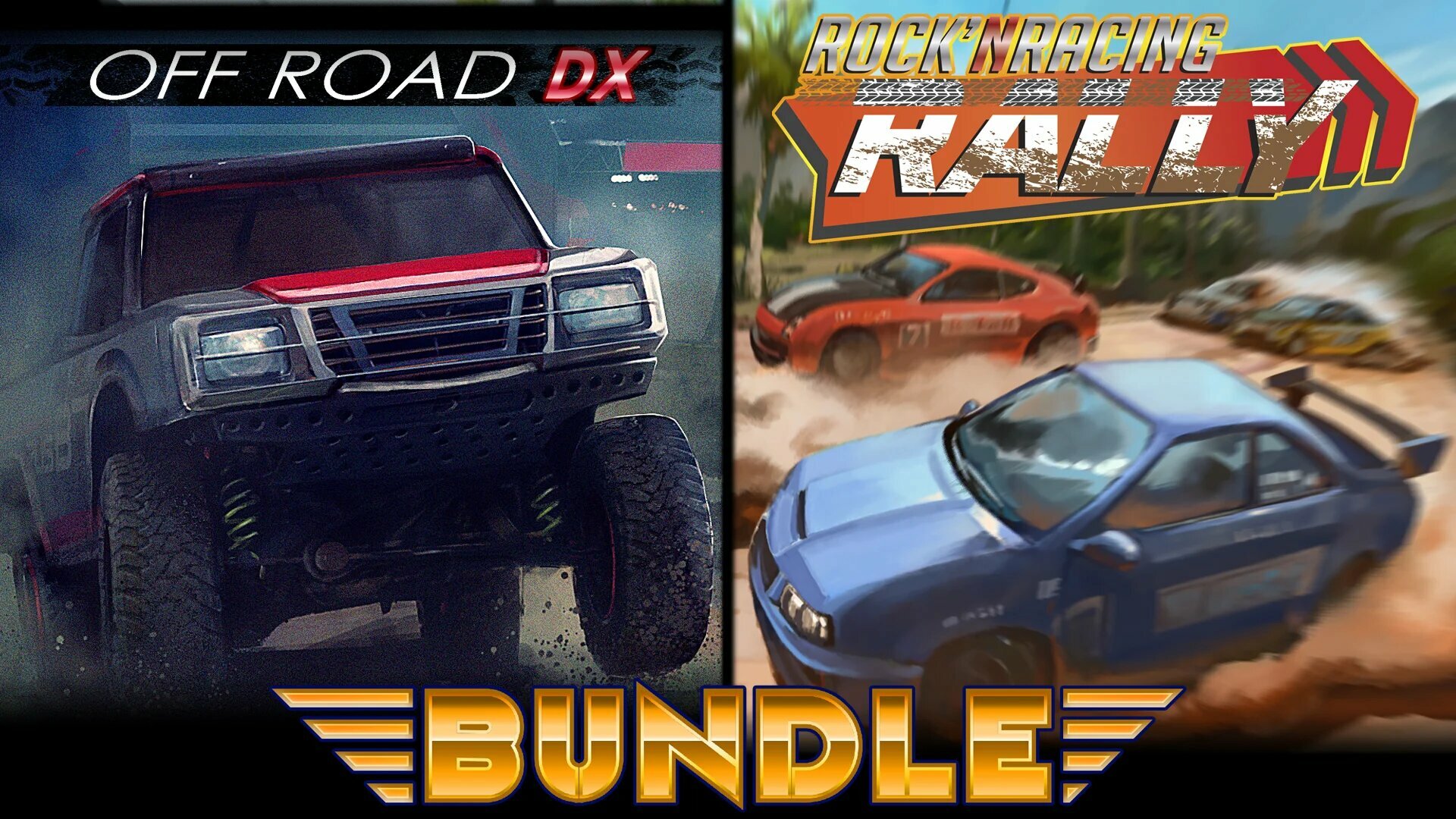 Игра Rock 'N Racing Bundle Off Road & Rally для Nintendo Switch - Цифровая версия, США