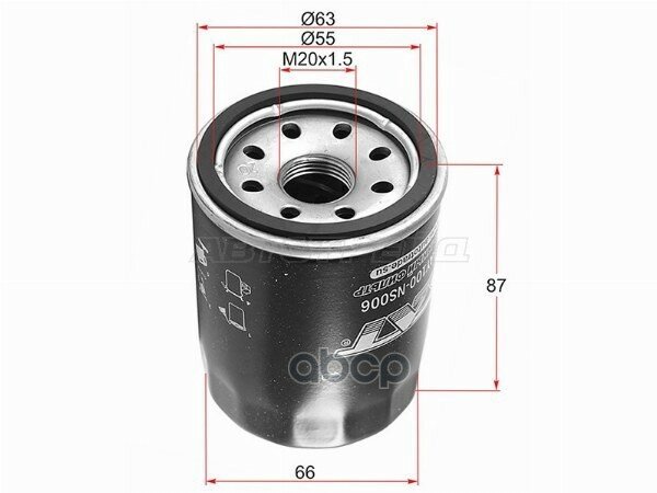 Фильтр масляный Honda Fit 13-20 / Insight 99-06 Sat арт. ST-AY100-NS006