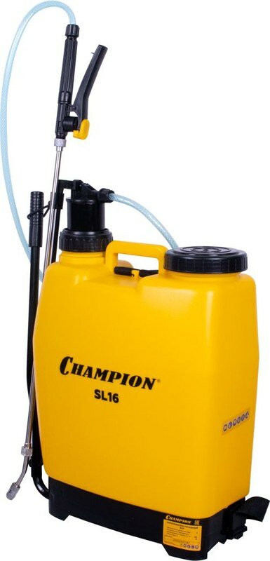 Опрыскиватель бензиновый Champion SL16 0.5-2.5м рычажный бак 16л, 2.6кг