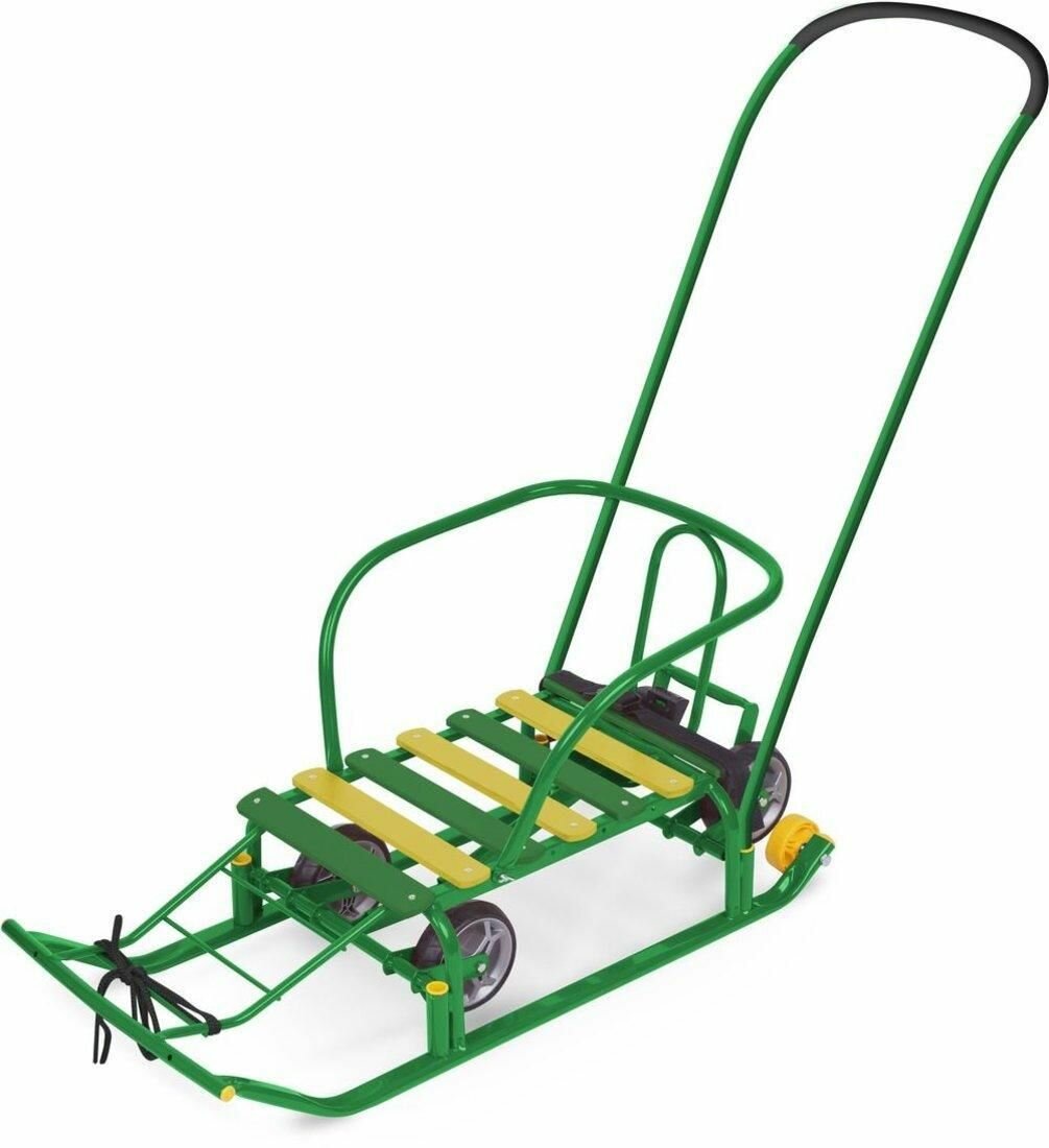 Санки Nika Тимка, универсал, зеленые (Т5У З2)