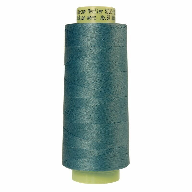 Нить для машинного квилтинга METTLER "Silk Finish", Cotton 60, 2743 м, цвет 0338, Reef Blue