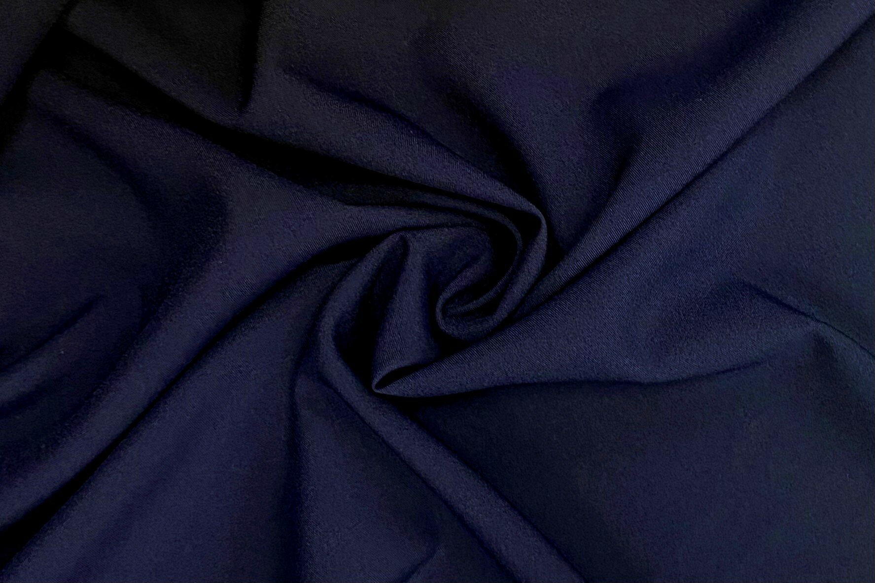 Ткань костюмная двусторонняя темно-синяя, 280 г/пм, ш146см, 0,5 м