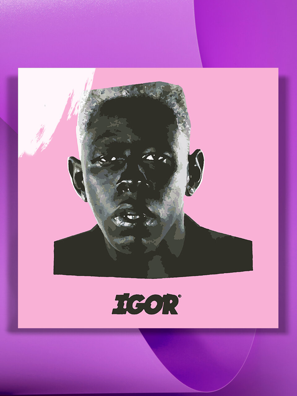 Картина по номерам на холсте Tyler The Creator IGOR, 40 х 40 см