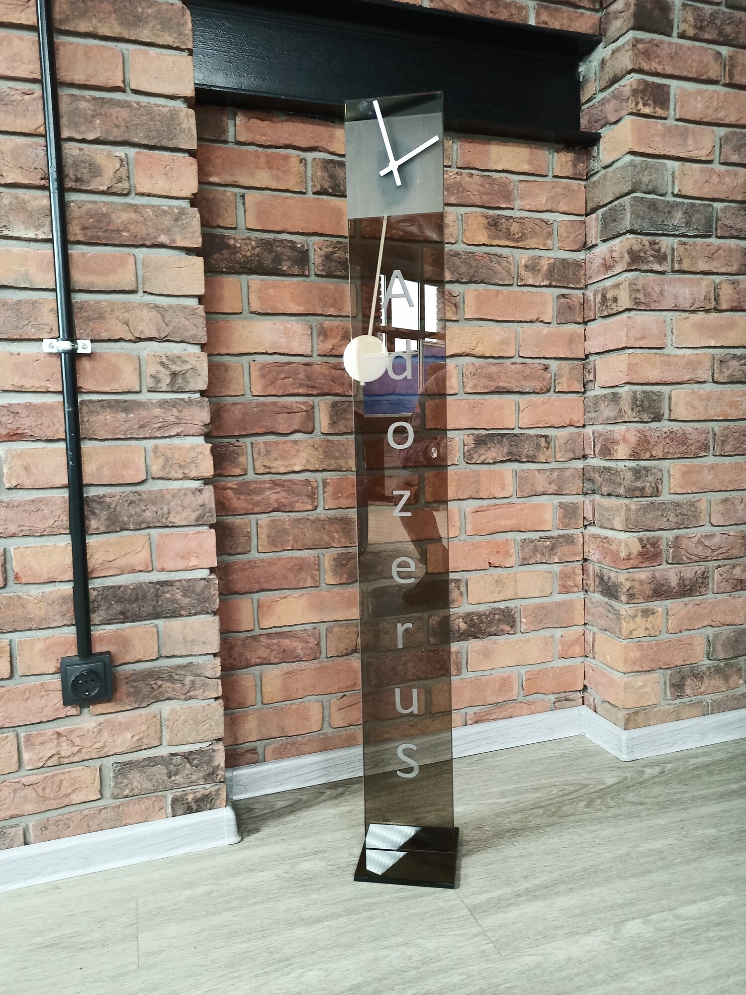 Напольные часы с маятником. Артикул СО0001 (clock outdoor) WDI-0001 закаленное стекло
