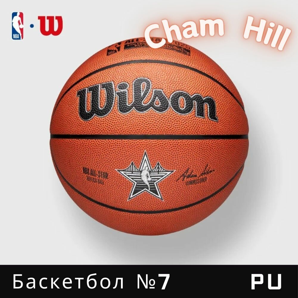 Wilson Баскетбольный Мяч №7 2025 NBA ALL STAR REPLICA WZ2022601XB7