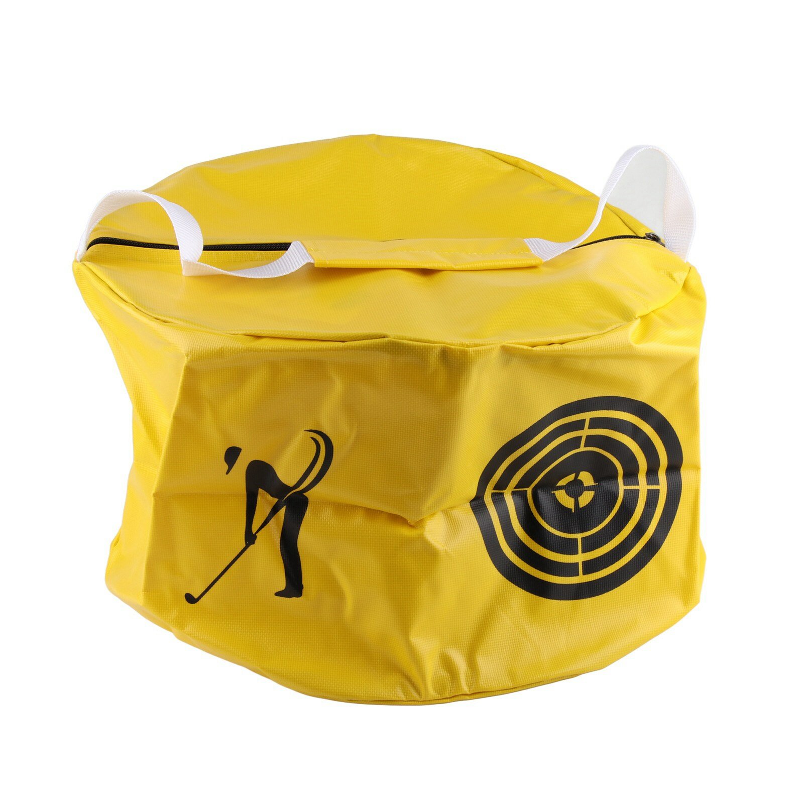 Golf Swing Training Aids Smash Impact Contact Power Golfer Practicing Bag Yellow