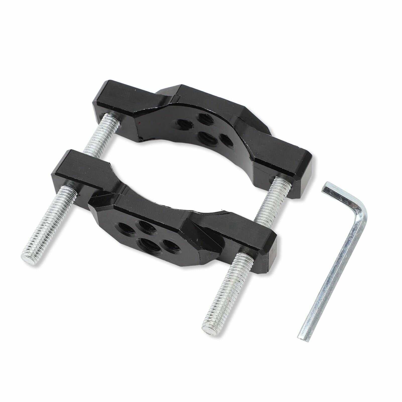 Кронштейн передней вилки мотоцикла, зажим для крепления фар/вспомогательного освещения, подходит для кронштейна поперечины передней вилки диаметром 17-54 мм