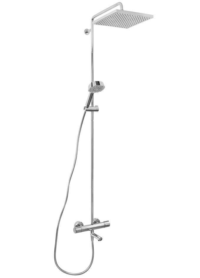 Душевая система c термостатом Jacob Delafon Atom E26238-CP хром