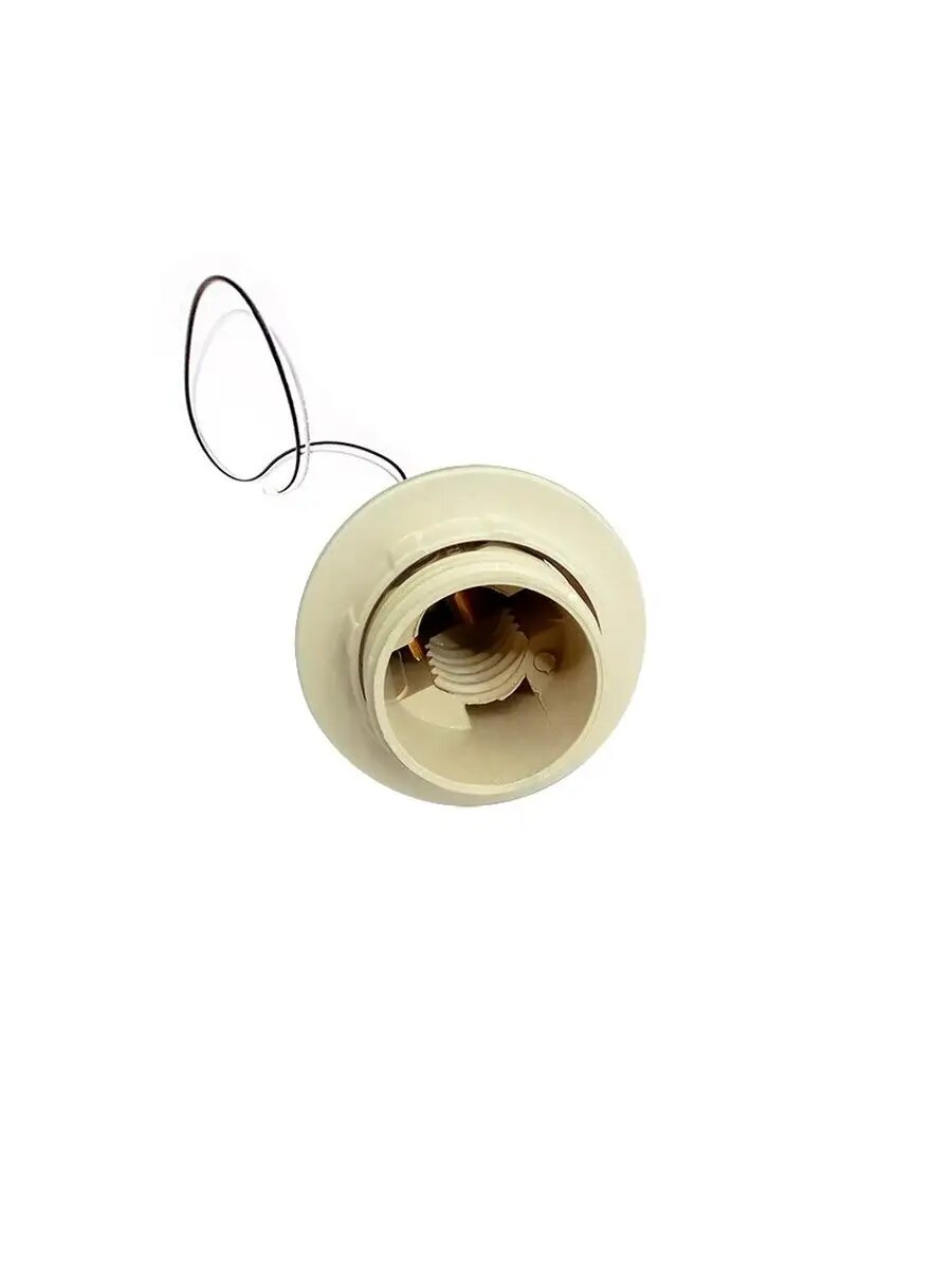 Патрон Е14 с прижимным кольцом и проводом